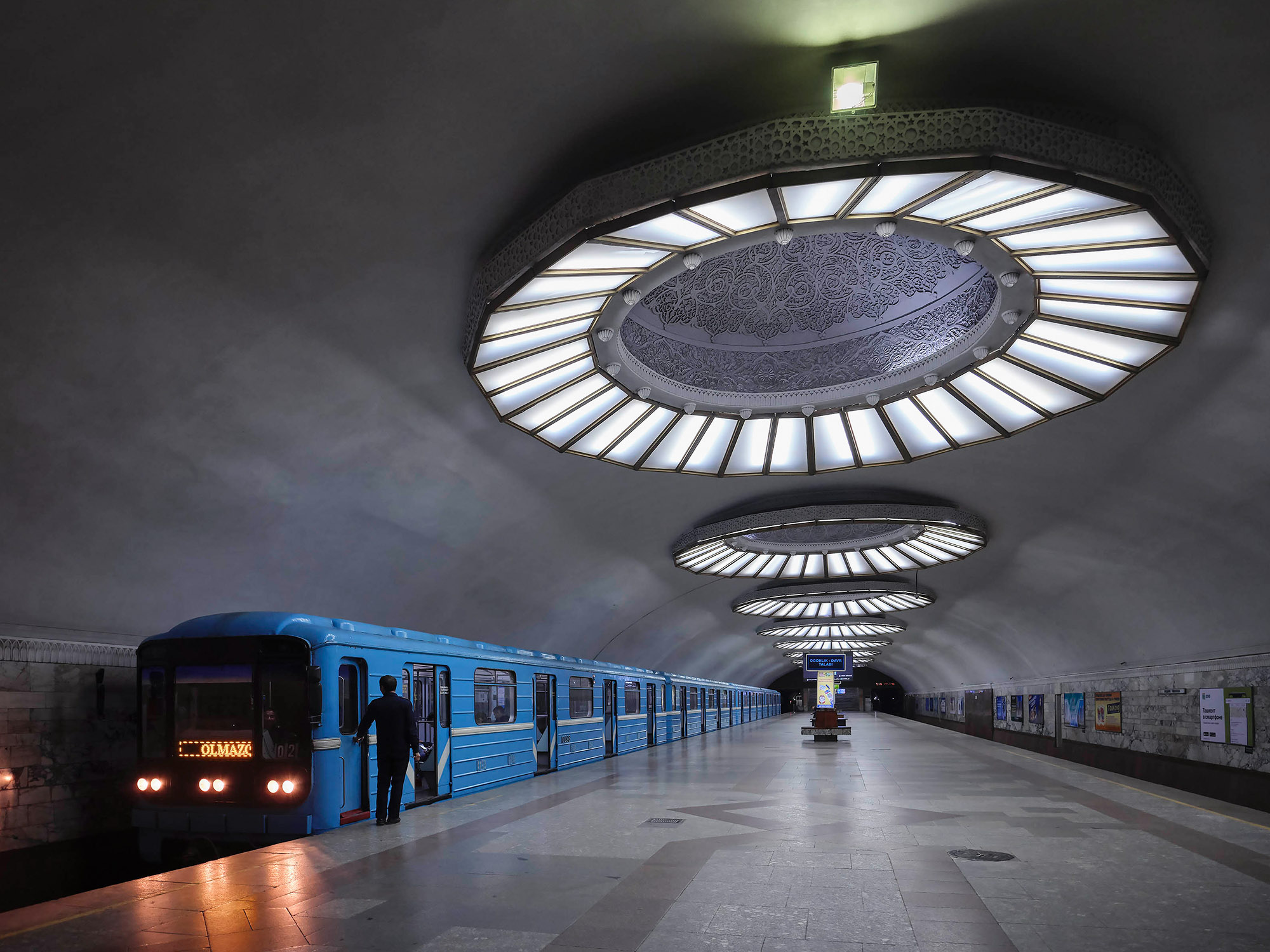 CCCP UNDERGROUND - Soviet Metro Stations by Frank Herfort - original